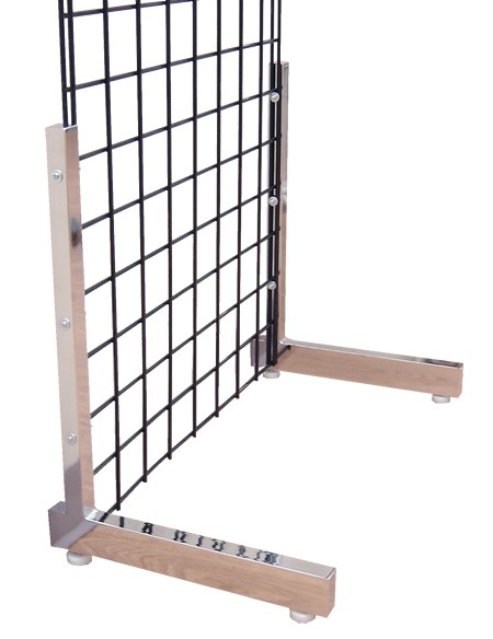 L Shape Gridwall Panel Stand-Wire Grid Panel Stands | L Shape Gridwall Legs