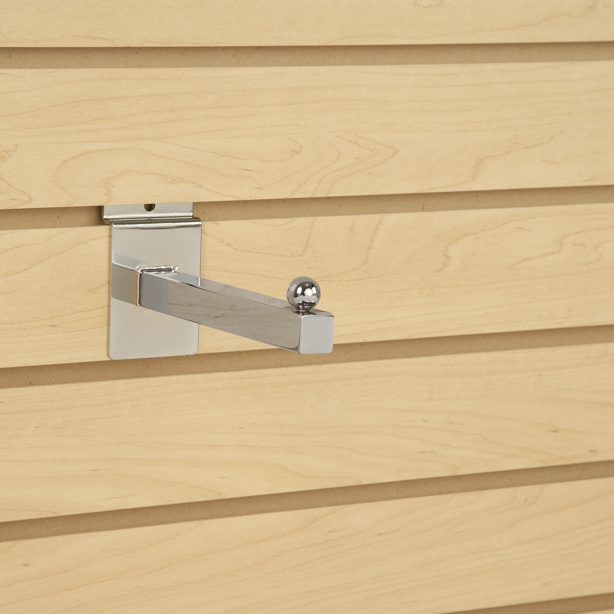 Slatwall Square Tube Faceout-Chrome Slatwall Faceouts | Slatwall Square ...