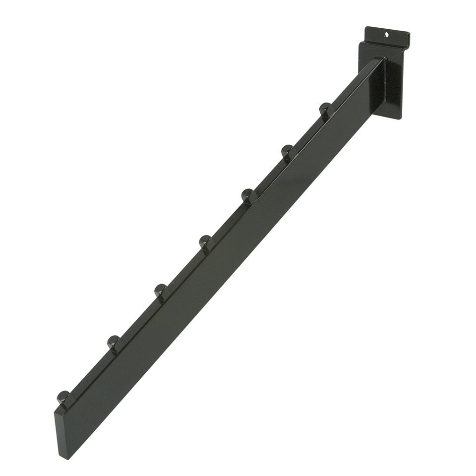 Black Slatwall Rectangular 7 Ball Waterfall | Slatwall Rectangular 7 ...