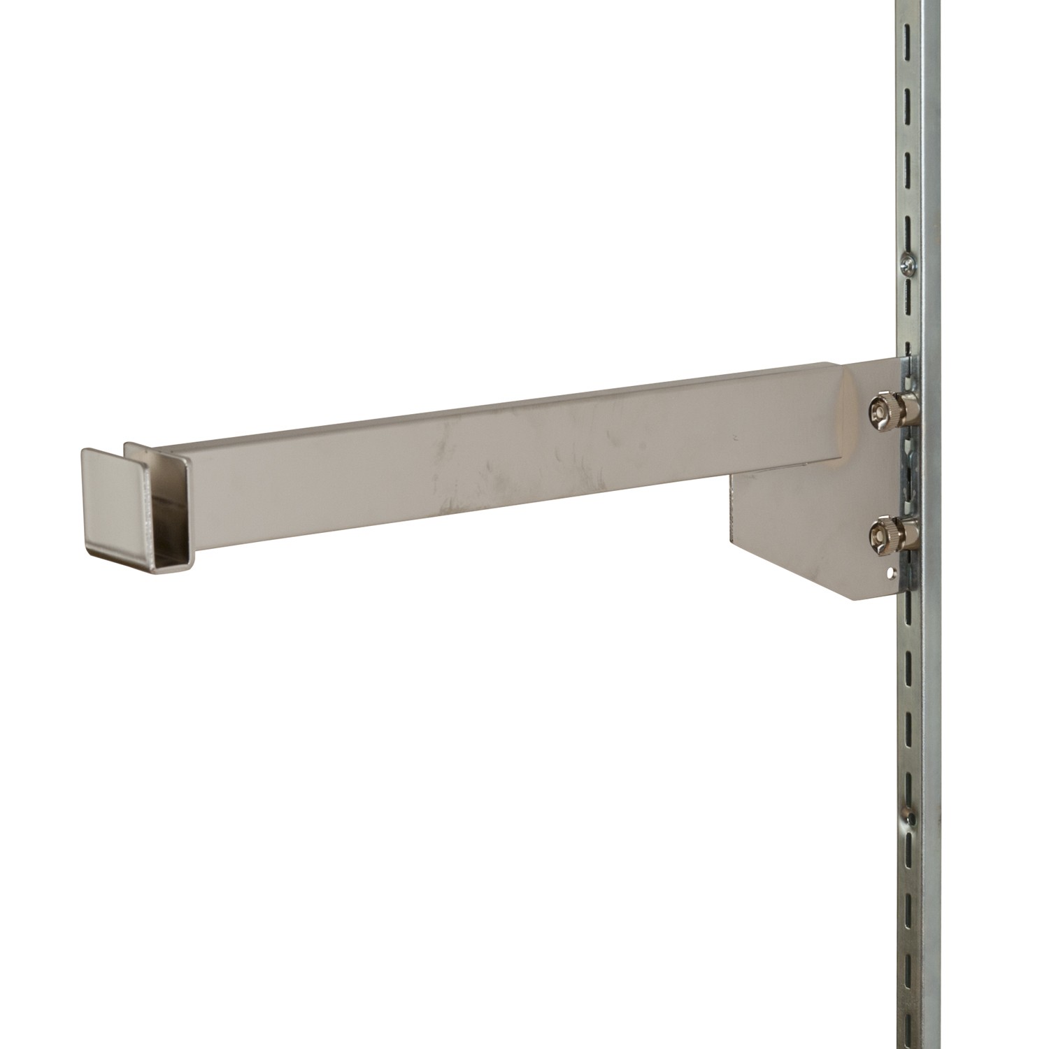 Satin Chrome Hangrail Tubing Bracket 12" x 1/2 slot | Rectangular ...