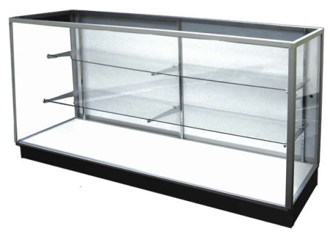 Chrome Steel Frame Extra Vision Showcase 70"x20"x38" | Chrome Steel ...